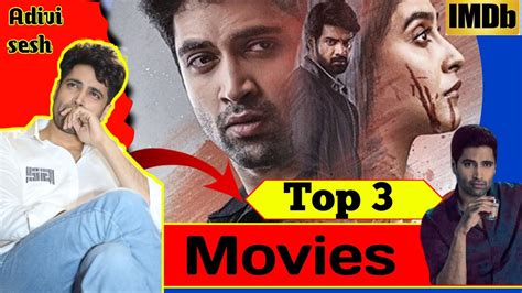 Top 3 Movies Of Adivi Sesh South Thriller Movies In Hindi Dubbed 😱😱