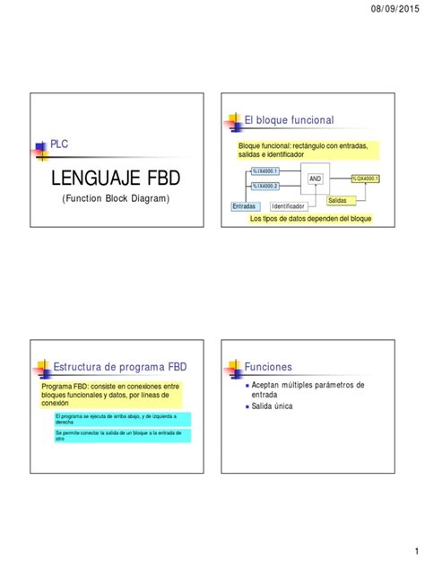 Clase 61 Lenguaje Fbd Pdf Pdf Programa De Computadora Programación