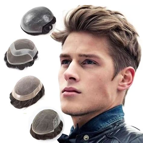 Youzi Customize Human Hair Men Toupee System Men Toupee Wigs Toupee