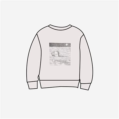 키즈 유니클로 Ut X 카우스 롱슬리브 스웨트셔츠 오프 화이트 Kr Uniqlo Kream