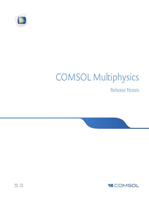 Comsol Release Notes Pdf Partial Differential Equation 3 D