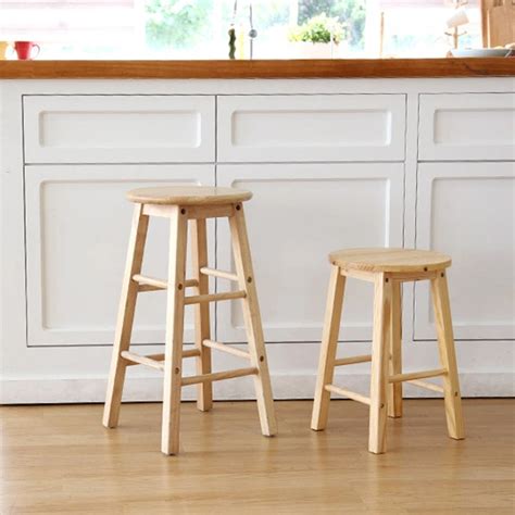 조립식 원목 원형 바 스툴 중형 당근 중고거래