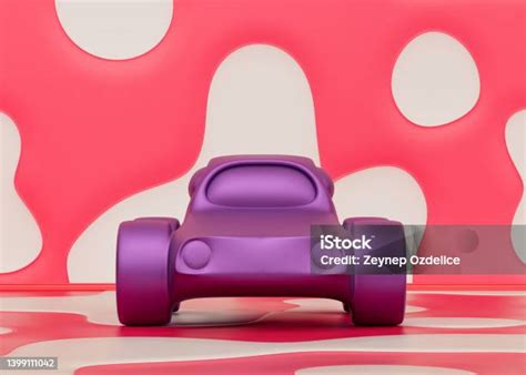 미취학 아동을위한 분홍색 방에 보라색 자동차 장난감 3d 렌더링 0명에 대한 스톡 사진 및 기타 이미지 0명 가축 게임 방 Istock