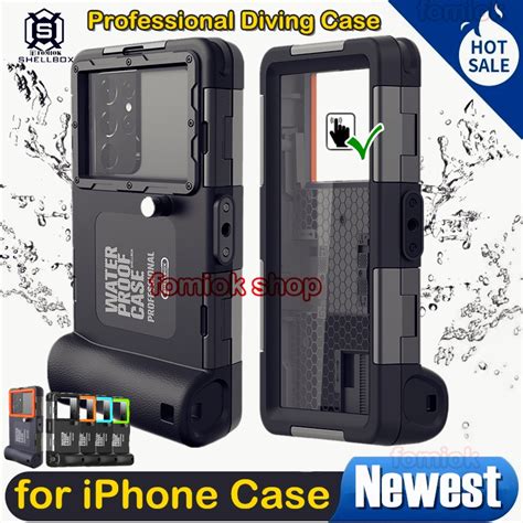 SHELLBOX Upgrade Professional Diving Phone Case For IPhone 16 15