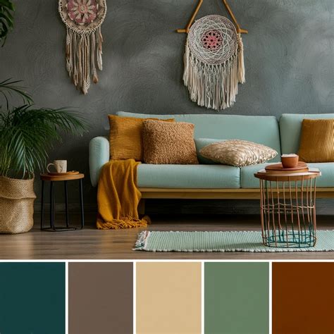 Boho Living Room Color Ideas
