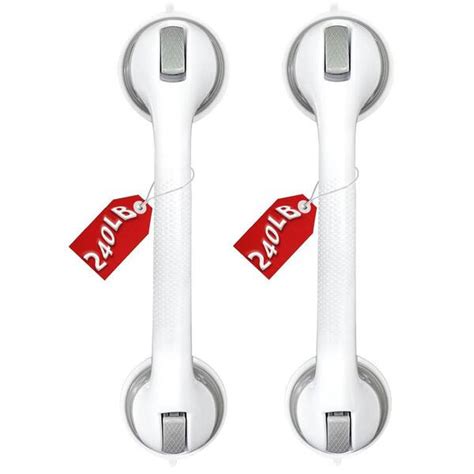 Adrinfly 16 In Suction Cup Grab Bars For Bathtubs Showers Safety Wall