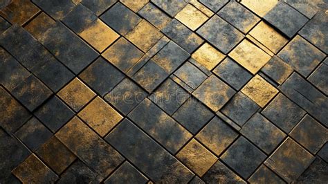 Metallic Tile Design Background Stock Image Image Of Texture