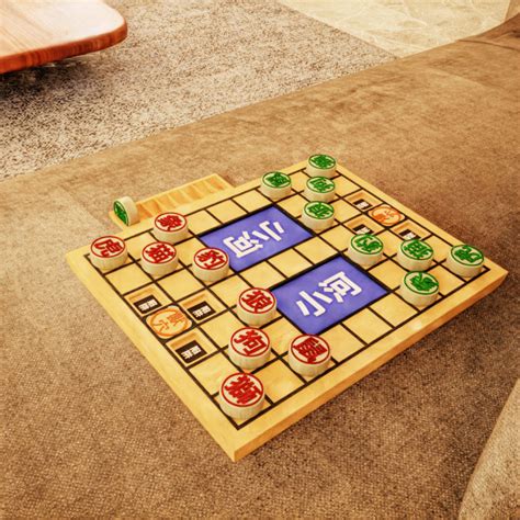 3d Printable Dou Shou Qi Jungle Board Game By Lazy Bear