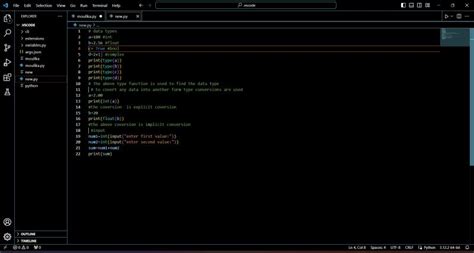 Task 4 Comments Variables Data Types Type Conversioninput Task