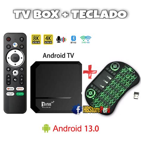Dispositivo De TV Inteligente TV98 Android 13 8K 2GB 16Gb Wifi