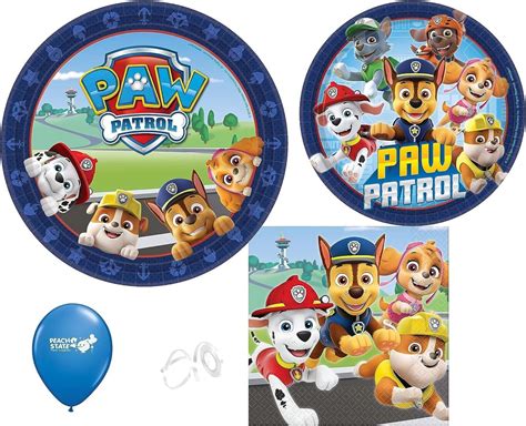 Paw Patrol Birthday Party Supplies Bundle Paw Patrol Plates Paw