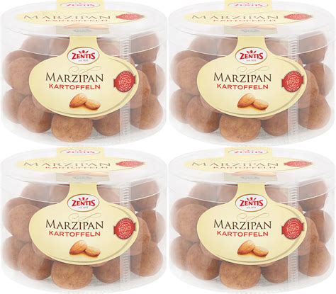 Конфеты шоколадные Zentis марципановая картошка 250 г комплект 4 упаковки по 250 гр купить