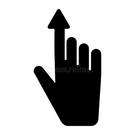Hand Cursor Click Icon Symbol Vector Stock Vector Illustration Of Technology Computer