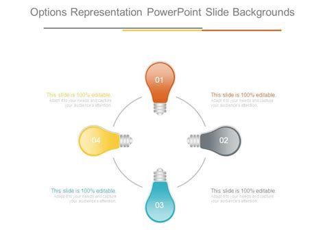 Options Representation Powerpoint Slide Backgrounds PowerPoint Shapes PowerPoint Slide Deck
