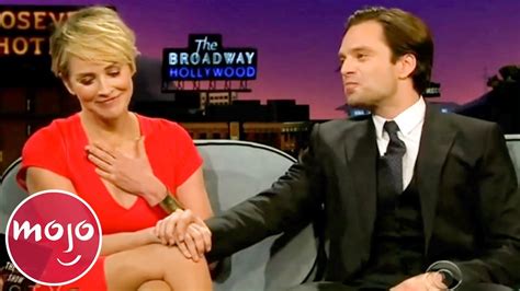 Top 10 Moments That Celebs Met Their Celebrity Crushes On Camera Youtube