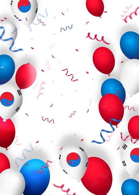 한국 광복절 풍선 축하 미니멀리스트 배경 배경 화면 및 일러스트 무료 다운로드 Pngtree
