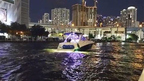 Miami River Boat Night 1734 Youtube