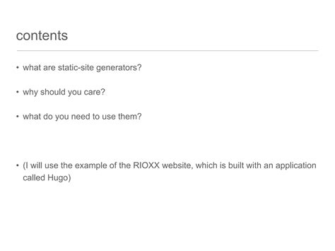 Static Site Generators What They Are And When They Are Useful PPTX Web Design And HTML
