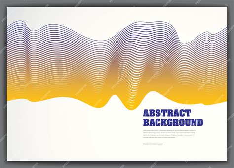 Premium Vector Lined Vector Wave Background Fluid Flow 3d Dynamic Stripes Motion Art Lined