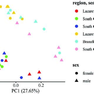 Principal Component Analysis Of Normalized RNA Seq Read Counts