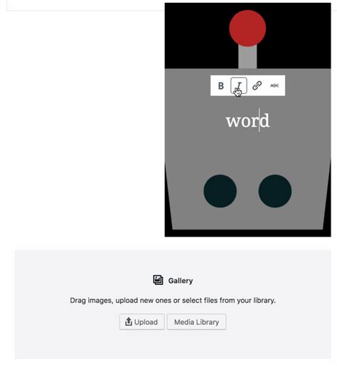 Cover Image Rich Text Toolbar Sporadically Disappears Issue