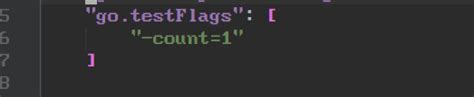 Vscode 关闭 Go 的test缓存 Csdn博客