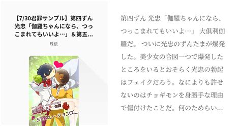 108 【730君罪サンプル】第四ずん 光忠「伽羅ちゃんになら、つっこまれてもいいよ」＆第五ずん Pixiv
