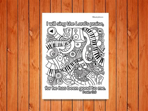 I Will Sing The Lord S Praise Printable Psalm 13 6 MinistryArk