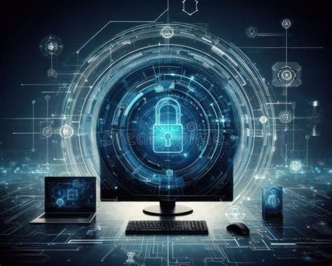 Cyber Security And Protection Of Network Private Information And Data Future Technology Concept