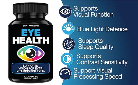 Saint Mingiano Eye Care And Vision Vitamins Supplement 60