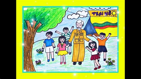 Top 45 Cách Vẽ Bác Hồ Và Thiếu Nhi Update