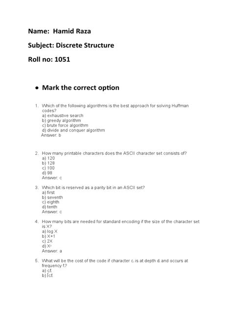 Hamid Mcqs Pdf