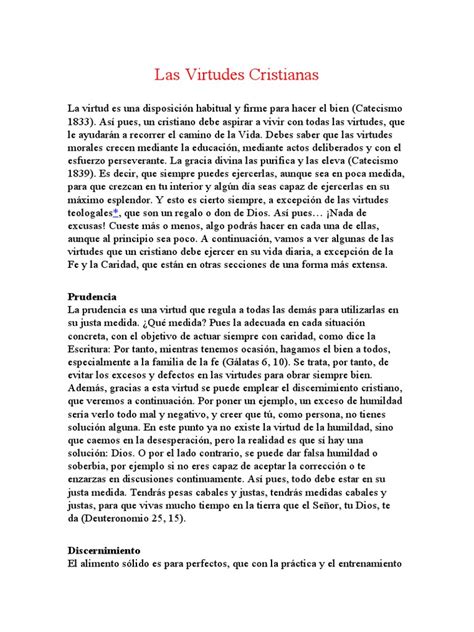 Las Virtudes Cristianas Download Free Pdf Amor Pecado