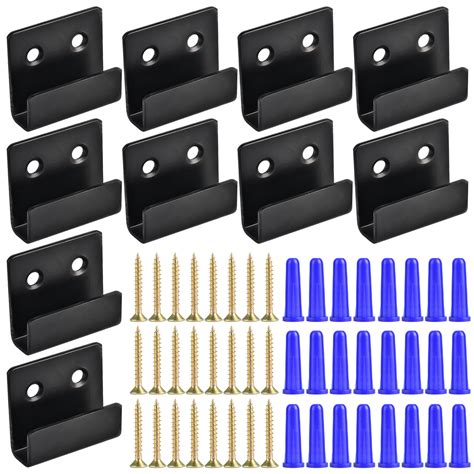 10 Pack Wall Mounted Mirror Clips Stainless Steel U Brackets With