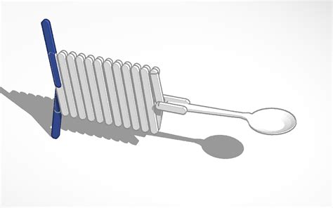 3d Design Extenda Spoon Tinkercad