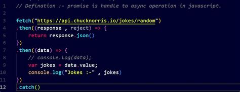 Hitesh On Linkedin This Code Demonstrates How To Use Promises In