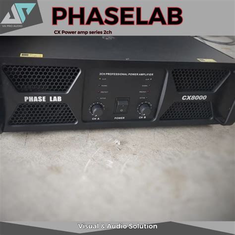 Jual Power Amplifier Phaselab CX Series Channel Original Indonesia Shopee Indonesia