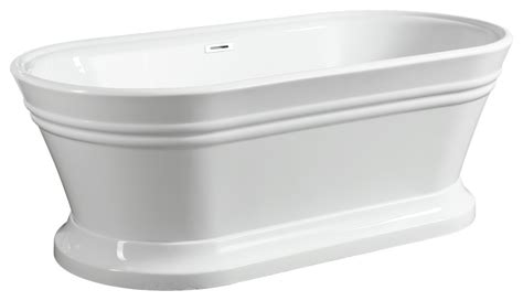 Freestanding Bathtub Polished Chrome Slotted Overflow Pop Up Drain
