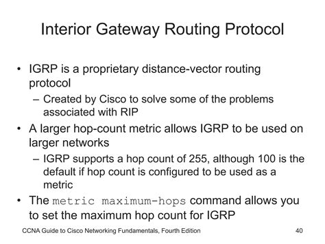 Routing In Internet Protocol Networks Ppt