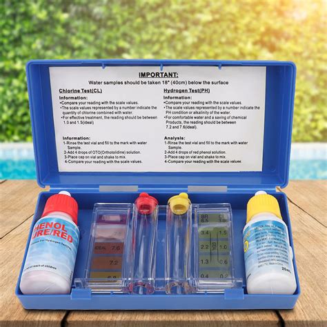 Jual Cod Test Kit Kolam Renang Kit Uji Air Klorin Dan Ph Swimming Pool