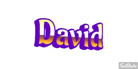 David Name Animated  Logo Designs