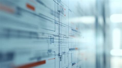 A Closeup Of A Project Plan With Quality Assurance Checkpoints And Timelines Stock Illustration