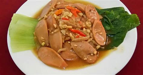 Resep Pokcoy Sosis Saus Tiram Oleh Andry Cookpad