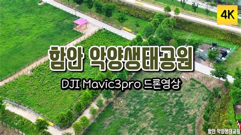 함안 함안여행 악양생태공원 4k드론영상 Youtube