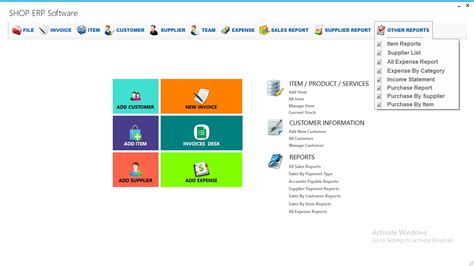 Shop Erp Management System With Full Project And Source Code C By Fm