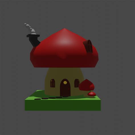 Free Stl File Mushroom Cabin・3d Print Object To Download・cults
