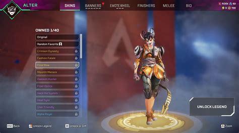 5 Best Alter Skins In Apex Legends 1v9
