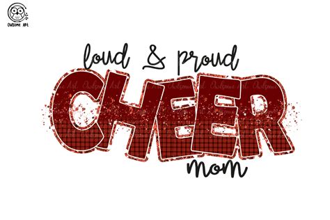 Loud And Proud Cheer Mom Png Graphic By Owlsomeart · Creative Fabrica