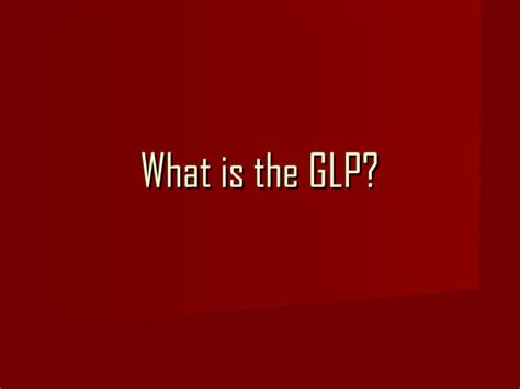 Glp And Quality Assurance Ppt