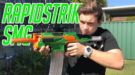 Nerf Rapidstrike Smg Mod Ultimate Rapidstrike Smg Youtube